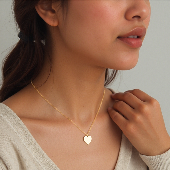 Single Hearted Girl Necklaces – Rejected Hearts Club